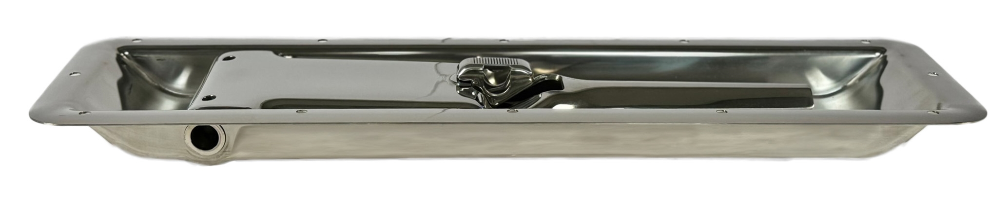 Recessed Handle Cam Lock Kit, Curb Side (Right), Stainless Steel